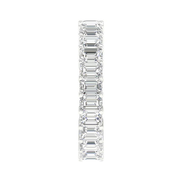 Full Eternity Emerald Cut Ring – B. SERKOS