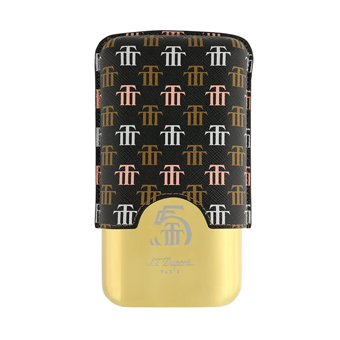 ST DUPONT TRINIDAD LEATHER 3 CIGAR CASE – B. SERKOS